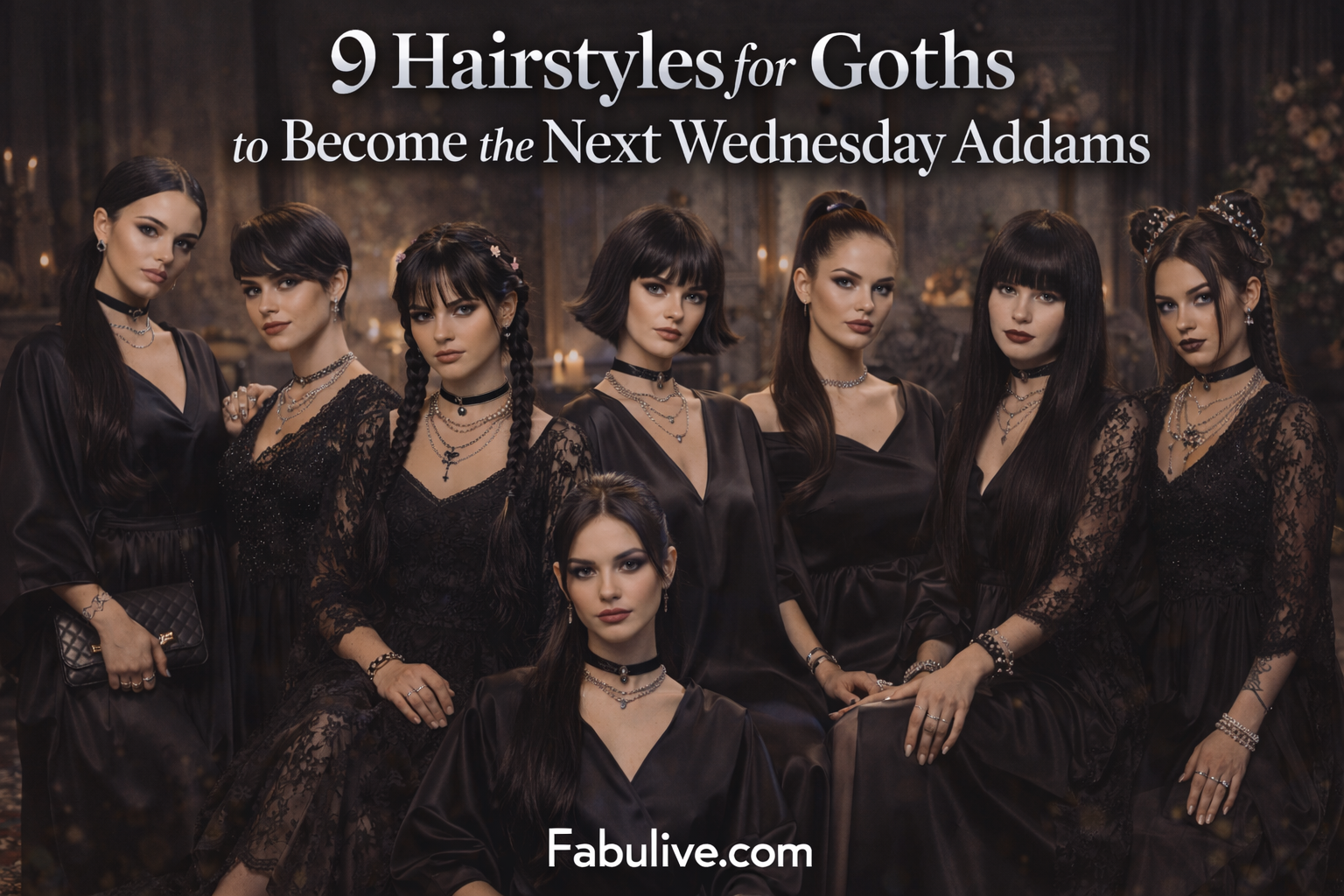 Luxury Lifestyle Editorial: Goth Hairstyles, Abaya Celebration Dressing ...