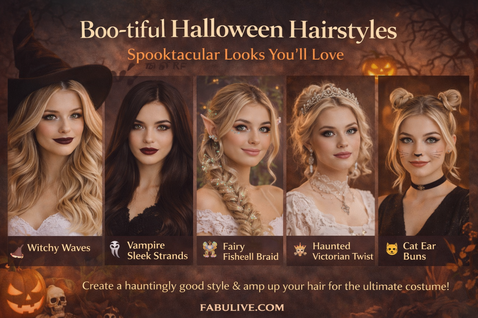 Boo-tiful Halloween Hairstyles for the Ultimate Spooktacular – Fabulive