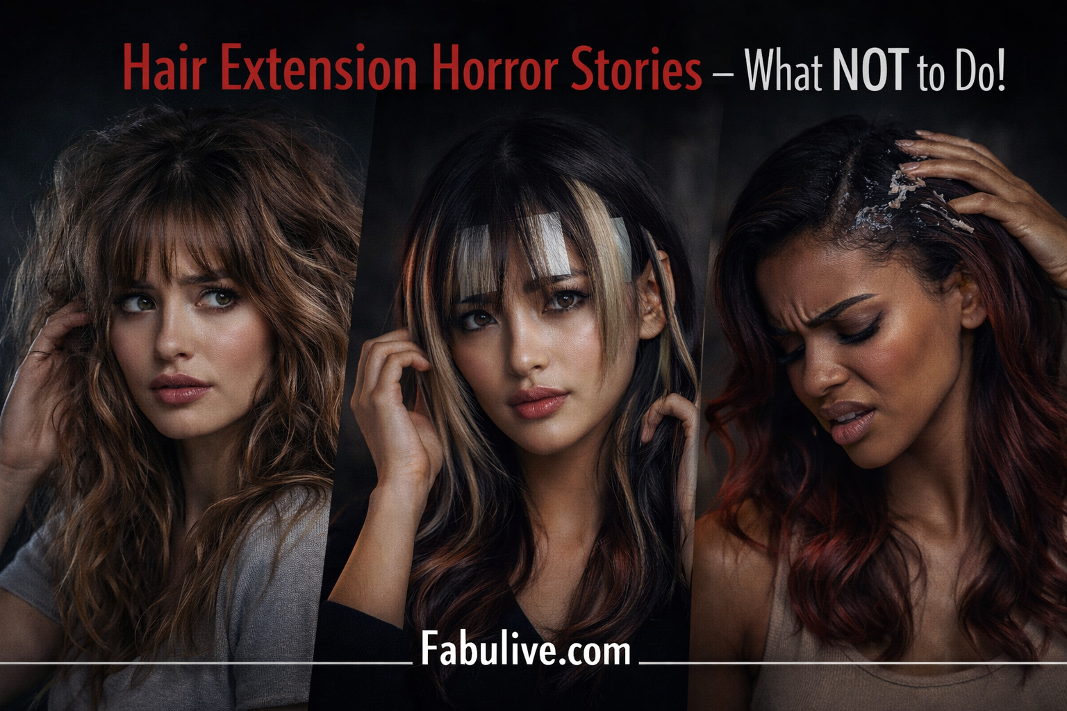 Hair Extension Horror Stories: What NOT to Do! – Fabulive