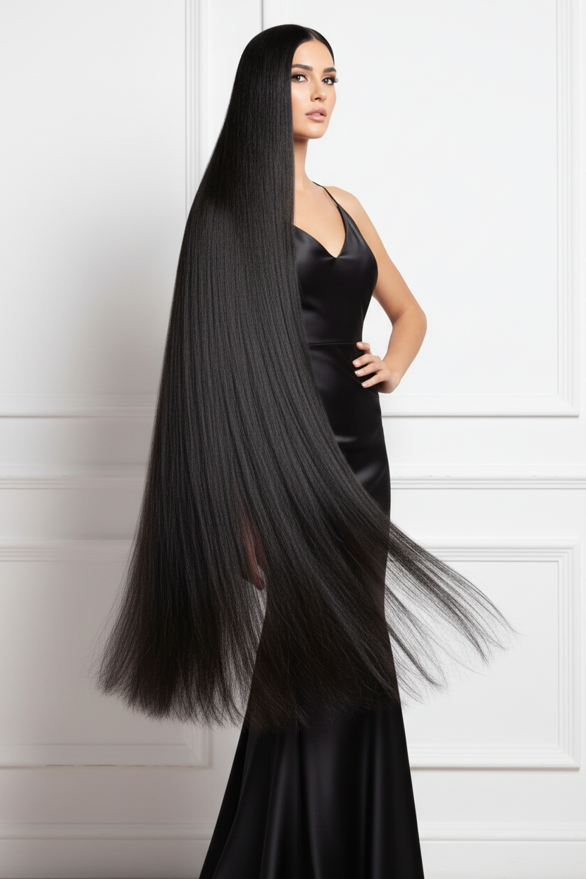 Black Clip In Hair Extensions - Fabulive